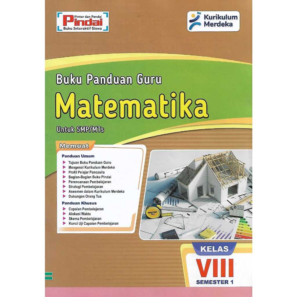 Jual Buku Panduan Guru Matematika Kelas 8 SMP/MTs Semester 1 Kurikulum Merdeka | Shopee Indonesia