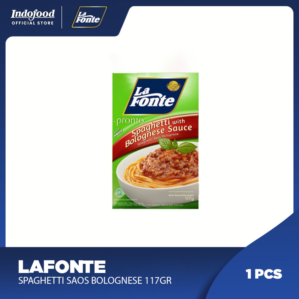 Jual La Fonte Spaghetti Saos Bolognese 117 Gr | Shopee Indonesia