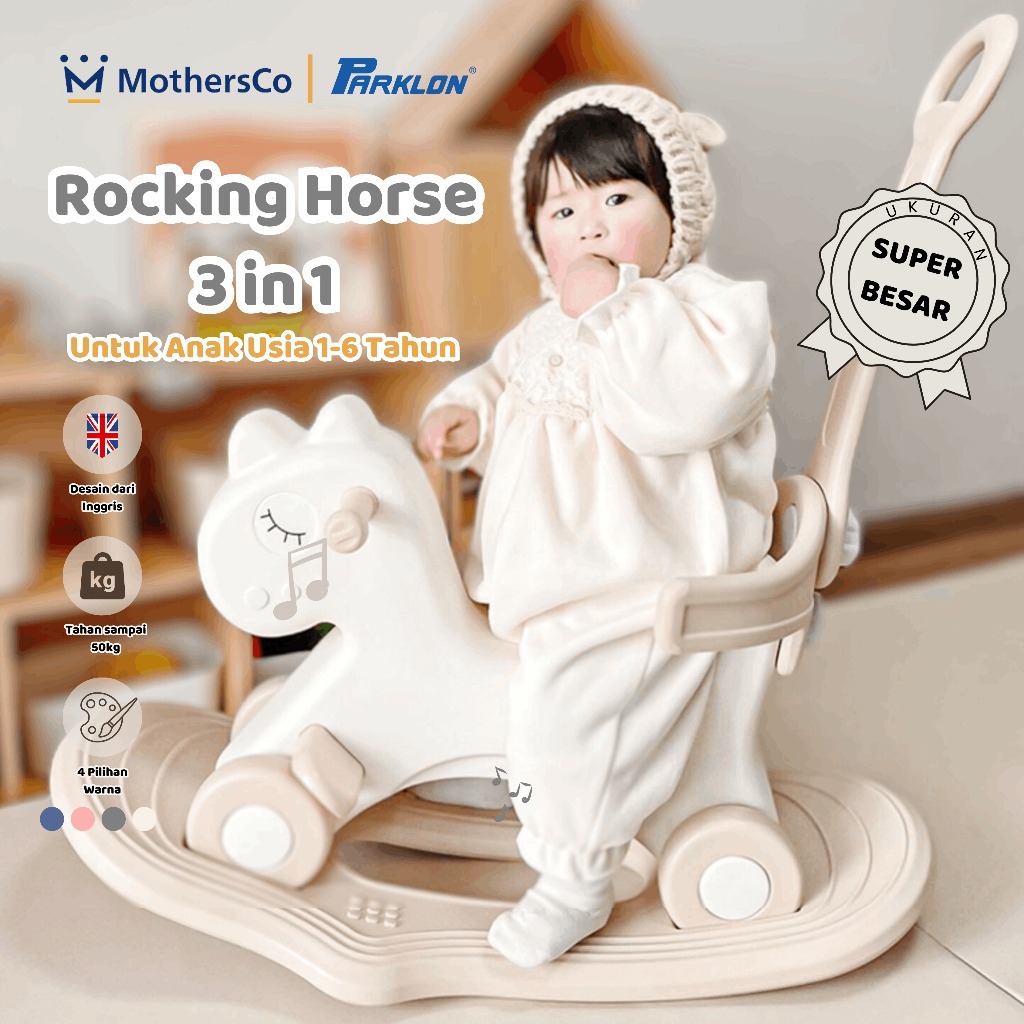 Jual Kuda Kudaan 2 in 1 Rocking Horse Ride On Toy Rocker Jungkat ...