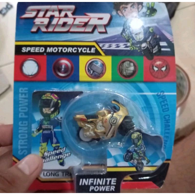 Jual mainan anak motor GP mini (STAR RAIDER MOTO GP) | Shopee Indonesia