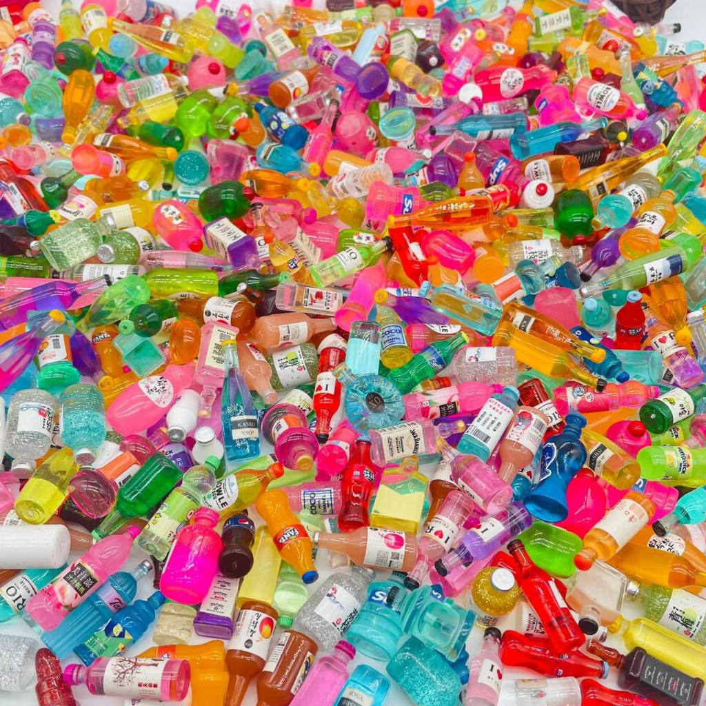 Jual 10Pcs / 20 Pcs Miniatur minuman botol / kaleng / pajangan | Shopee ...