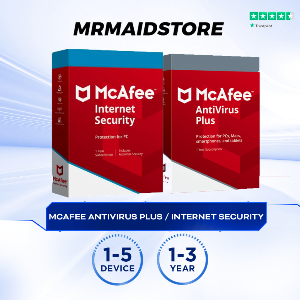 Jual Mcafee Antivirus / Mcafee Internet Security Subscription [ 1 - 3 ...