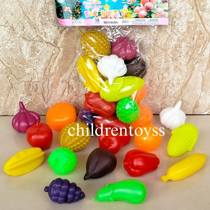 Jual Mainan buah replika / Mainan macam macam buah | Shopee Indonesia