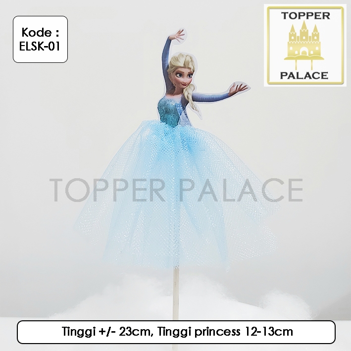 Jual Cake topper Princess l Cupcake topper Frozen Elsa Anna | Shopee ...