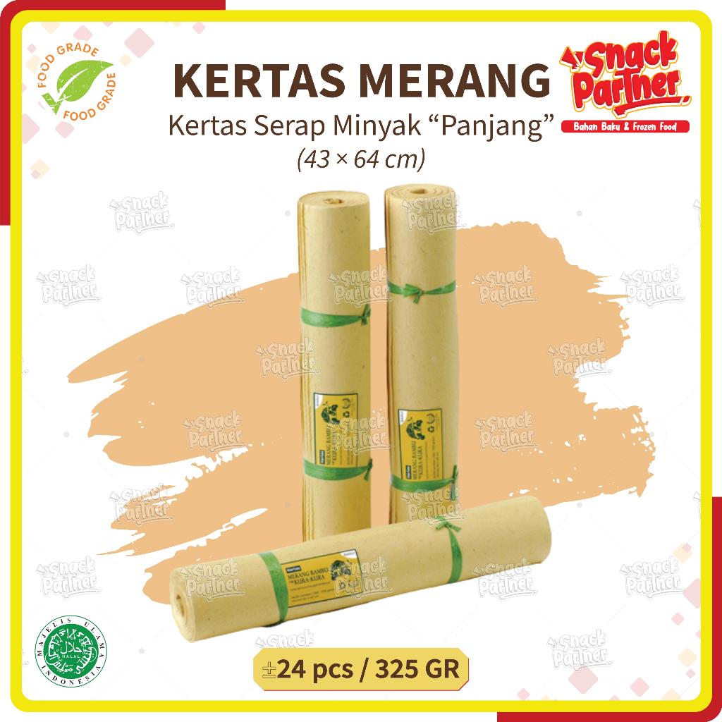 Jual KERTAS MERANG BAMBU CAP KURA-KURA / Kertas Penyerap Serap Minyak ...