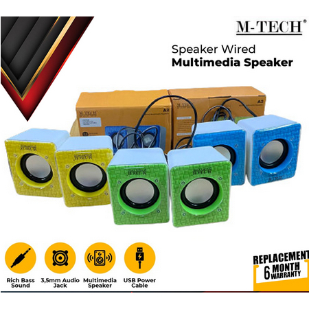 Jual Speaker M-tech A3 Multimedia PC Komputer Laptop Mtech A3 Original ...