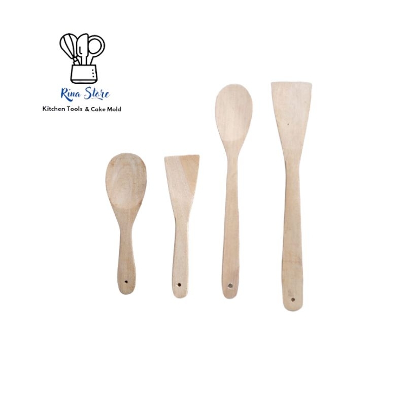 Jual Spatula kayu Sodet irus kayu Centong Nasi | Shopee Indonesia