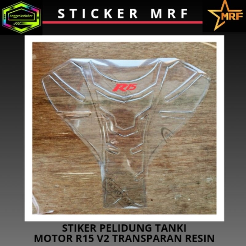 Jual Stiker timbul Protector pad tankpad R15 V2 Transparan Tangki R15 ...