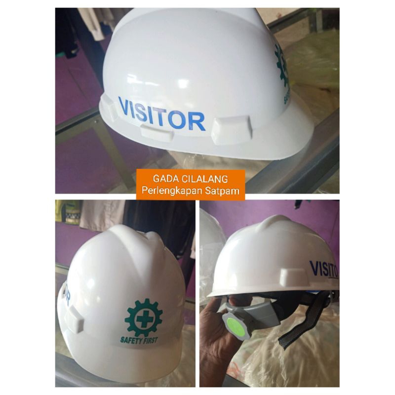 Jual Helm visitor helm safety | Shopee Indonesia