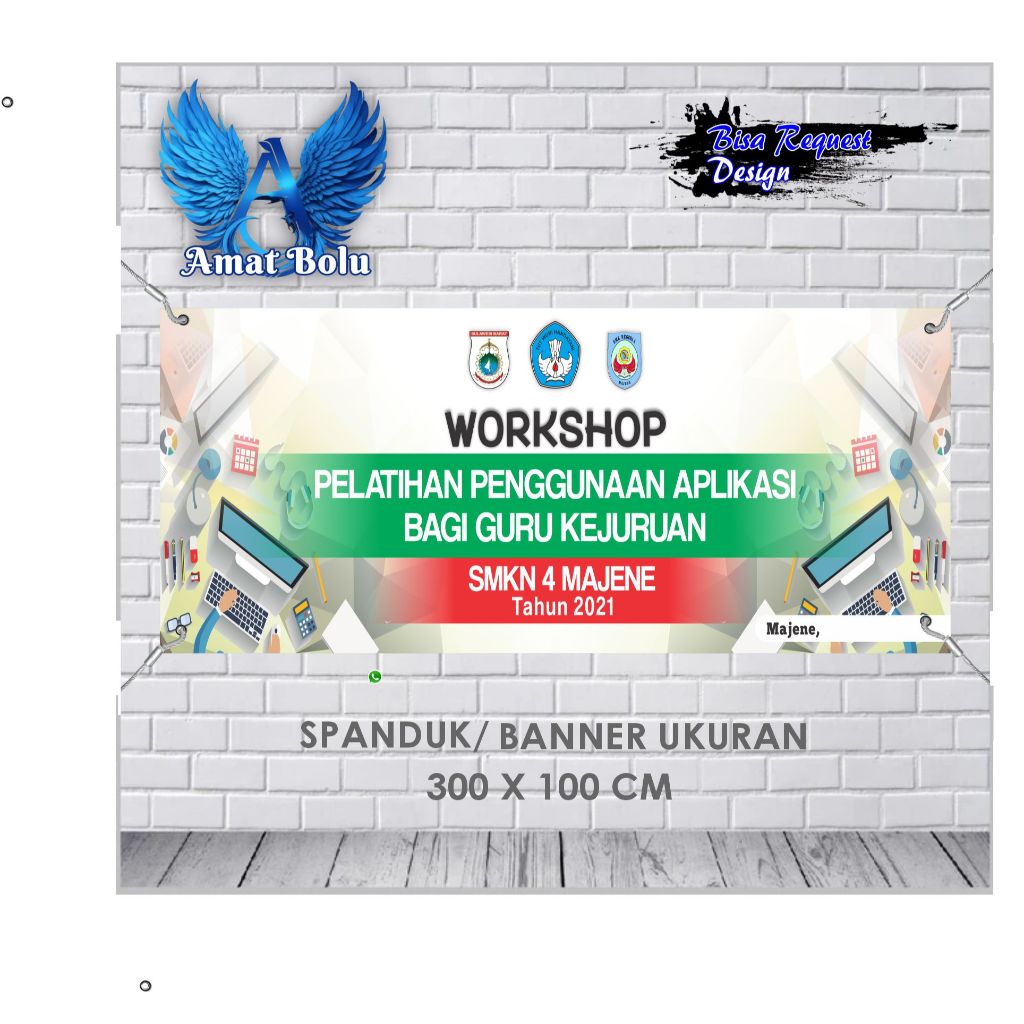 Jual MMT,SPANDUK PENDIDIKAN MODEL 10 UKURAN 300X100 BISA REQEST ...