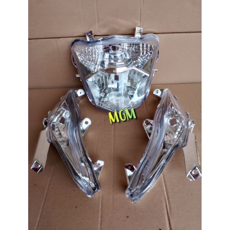 Jual REFLEKTOR LAMPU DEPAN DAN SEN SEIN BEAT NEW ESP ECO BEAT STREET ...