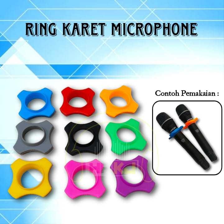 Jual CINCIN MICROPHONE ring karet mic cincin mic | Shopee Indonesia