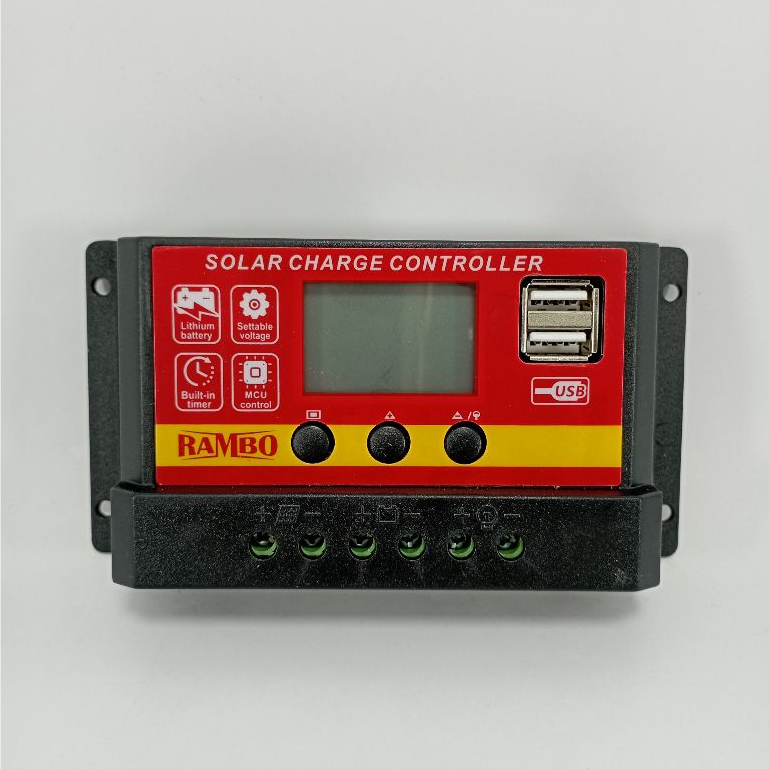 Jual CONTROLLER SOLAR PANEL SURYA RAMBO 10A | 20A | 30A | Shopee Indonesia