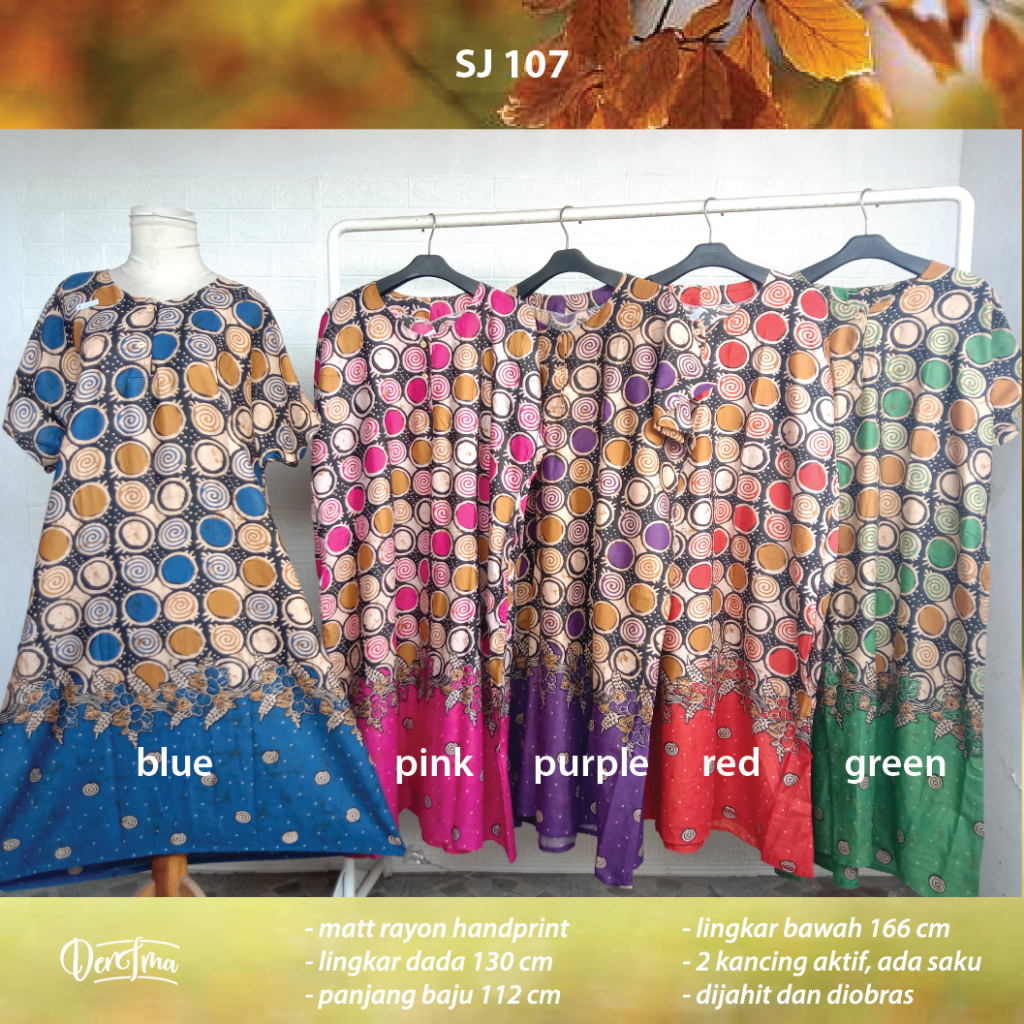 Jual Daster Ibu Jumbo XXL Rayon Adem | Shopee Indonesia