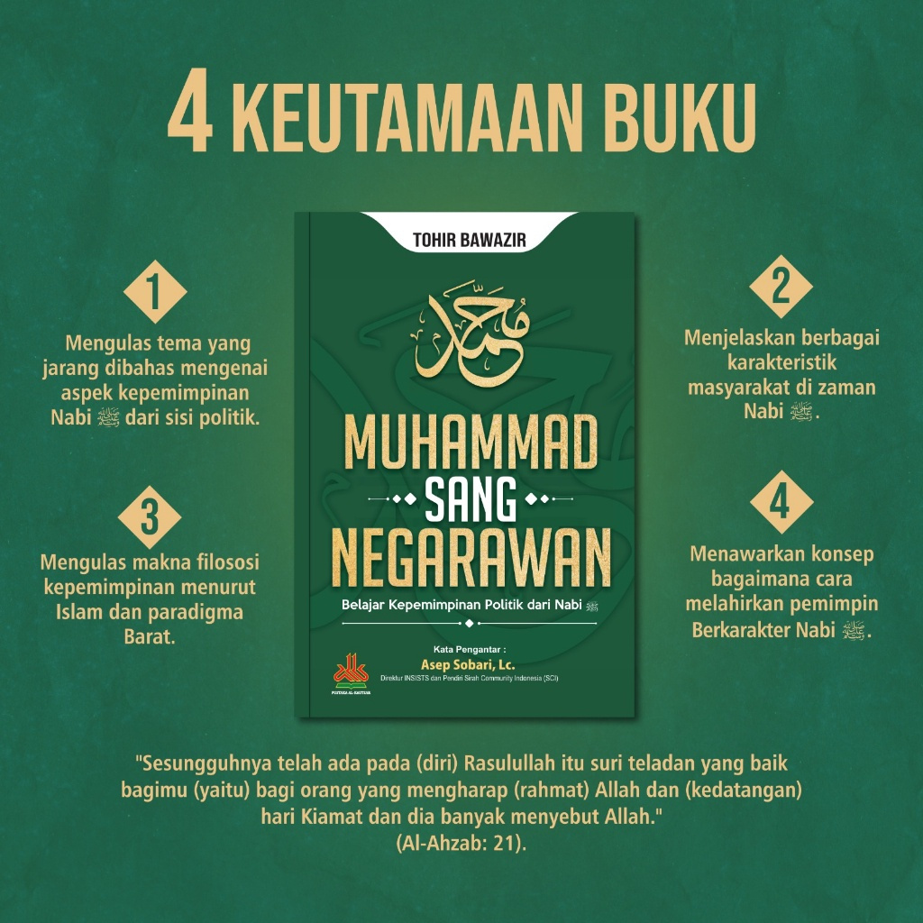 Jual Muhammad Sang Negarawan : Belajar Kepemimpinan Politik dari Nabi ...