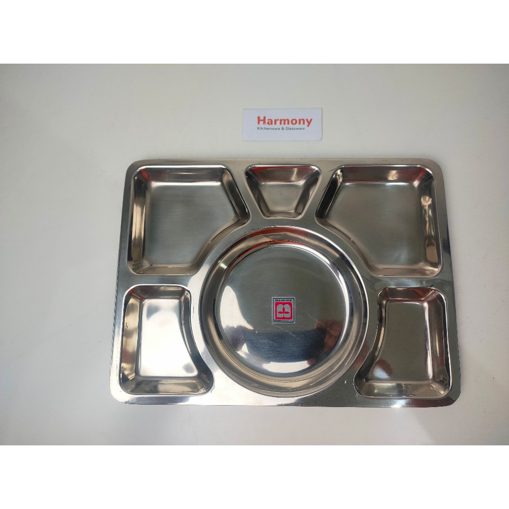 Jual Maspion Food Tray Stainless Steel Mirror Matte Baki Piring Makanan ...