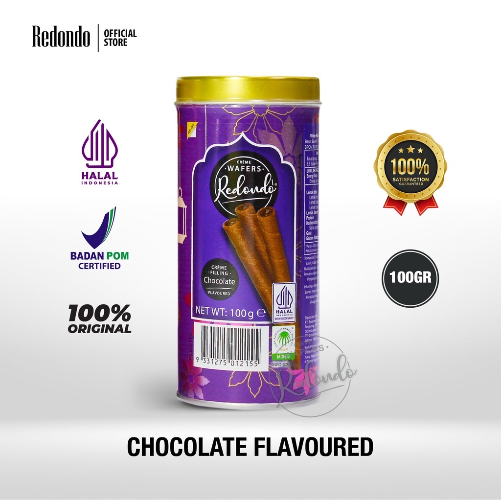 Jual Redondo Wafer Stick Chocolate 100g | Shopee Indonesia