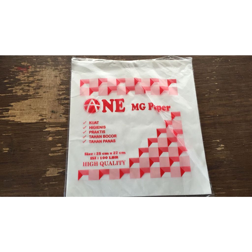 Jual Kertas Nasi Putih KFC/ Kertas Nasi Putih Ukuran 25cm x 27cm ...