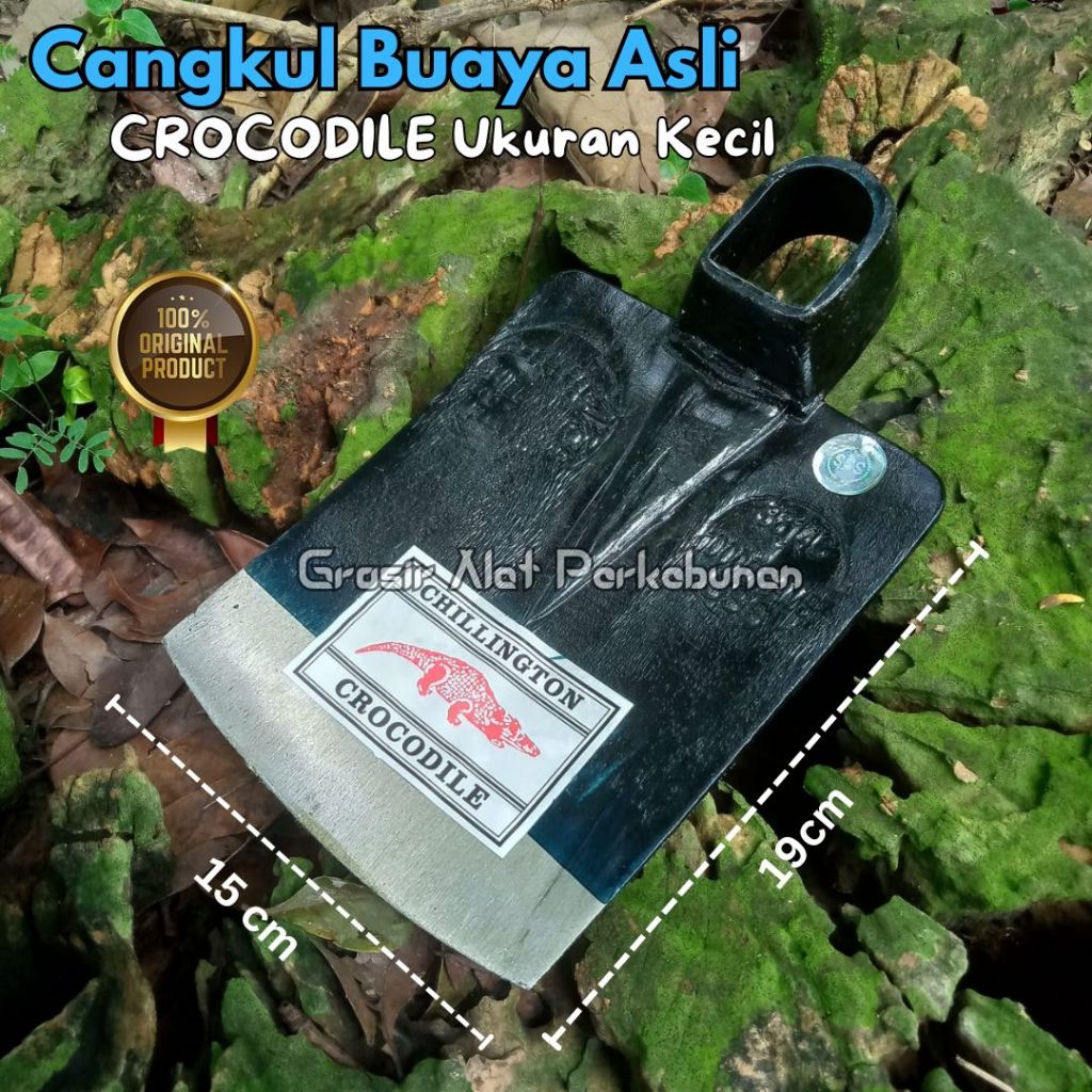 Jual Cangkul Cap Buaya Asli No 1 / Pacul Baja Asli Cap Buaya / Cangkul ...