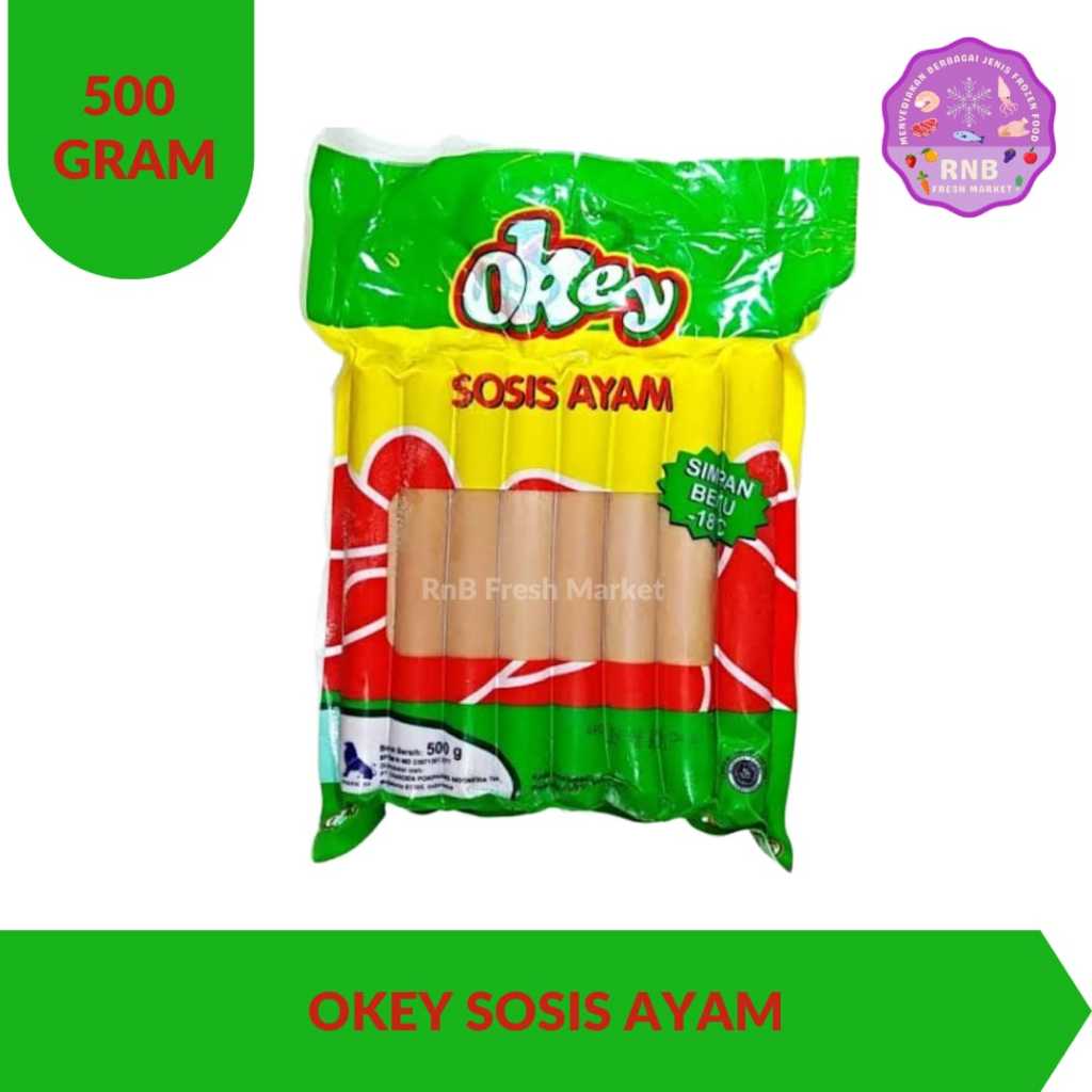 Jual Okey Sosis Ayam 500 Gram | Shopee Indonesia