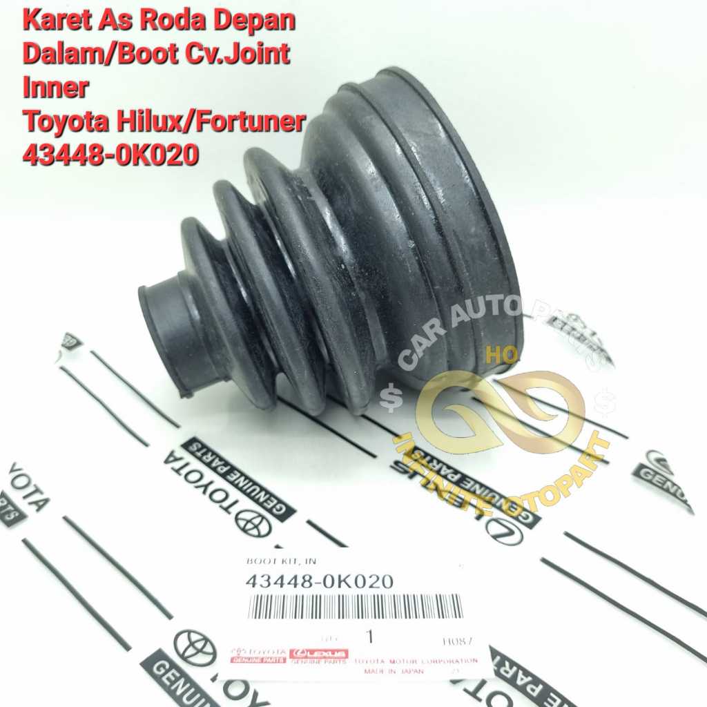 Jual BOOT CV JOIN KARET AS RODA DEPAN HILUX VIGO IN 43448-0K020 GOOD ...
