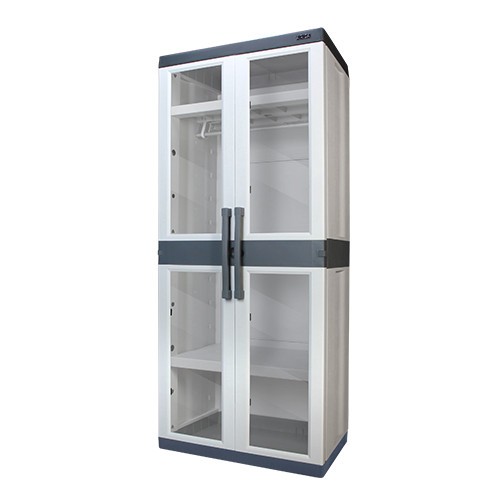 Jual Lemari Serbaguna Plastik Arisa CA-602 | CA602 Pintu Kaca Original | Shopee Indonesia