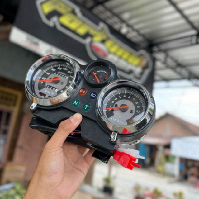 Jual spidometer speedometer spido Kawasaki ninja set braket | Shopee ...