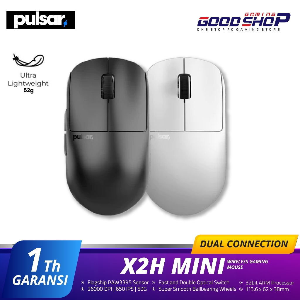 Jual Pulsar X2H MINI Wireless Gaming Mouse | Shopee Indonesia