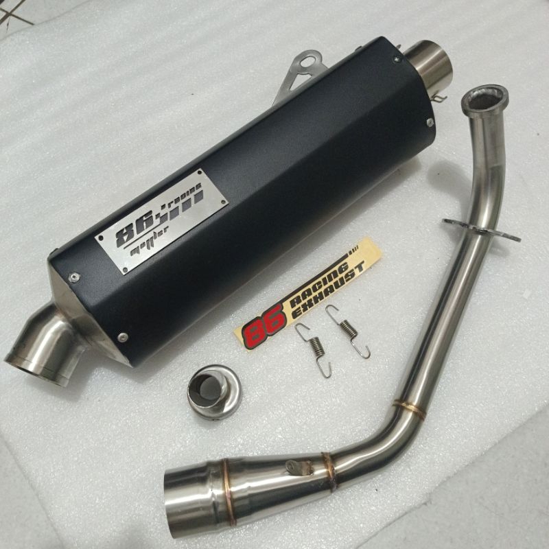 Jual knalpot big volume original 86 racing untuk semua tipe motor matic ...