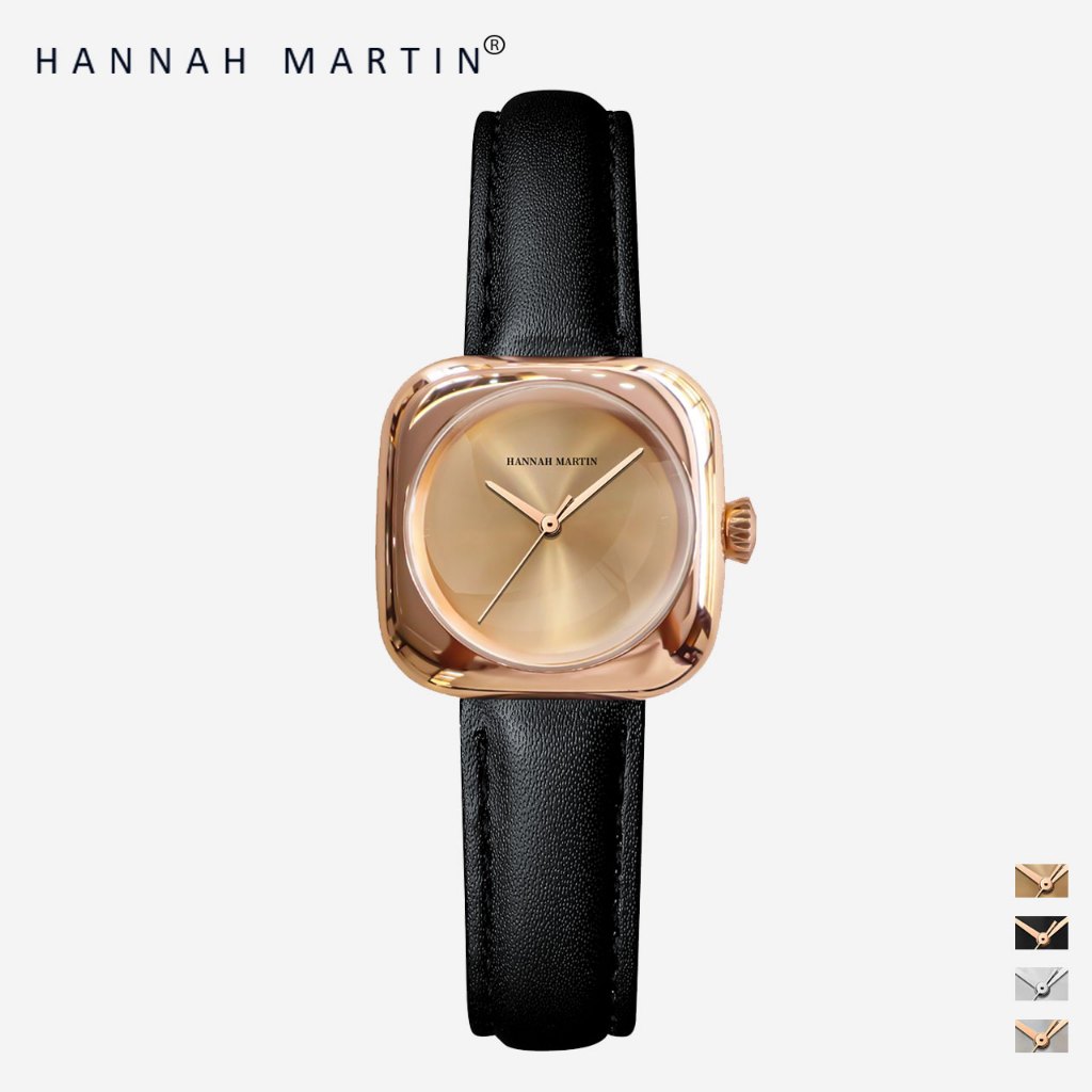 Jual HANNAH MARTIN Jam Tangan Wanita Mode korea Kecil Tahan Air Rose ...