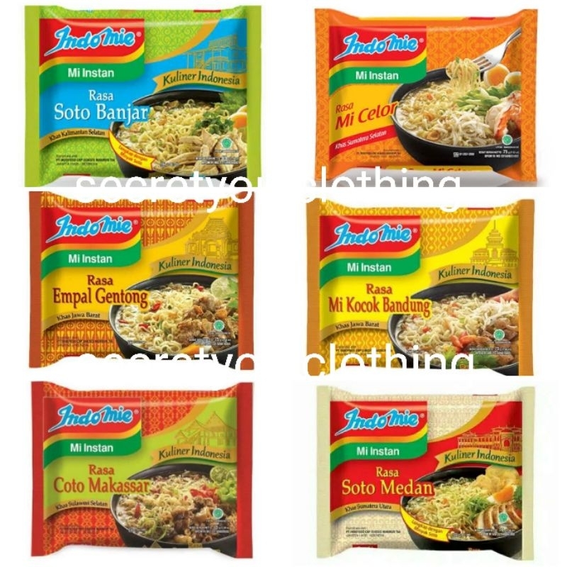 Jual BARU! INDOMIE RASA NUSANTARA SOTO MEDAN MAKASAR BANJAR KUAH GORENG ...