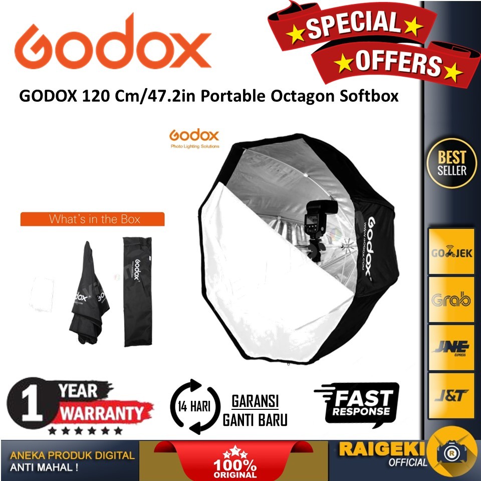 Jual Godox Softbox Octagon 120cm | Shopee Indonesia