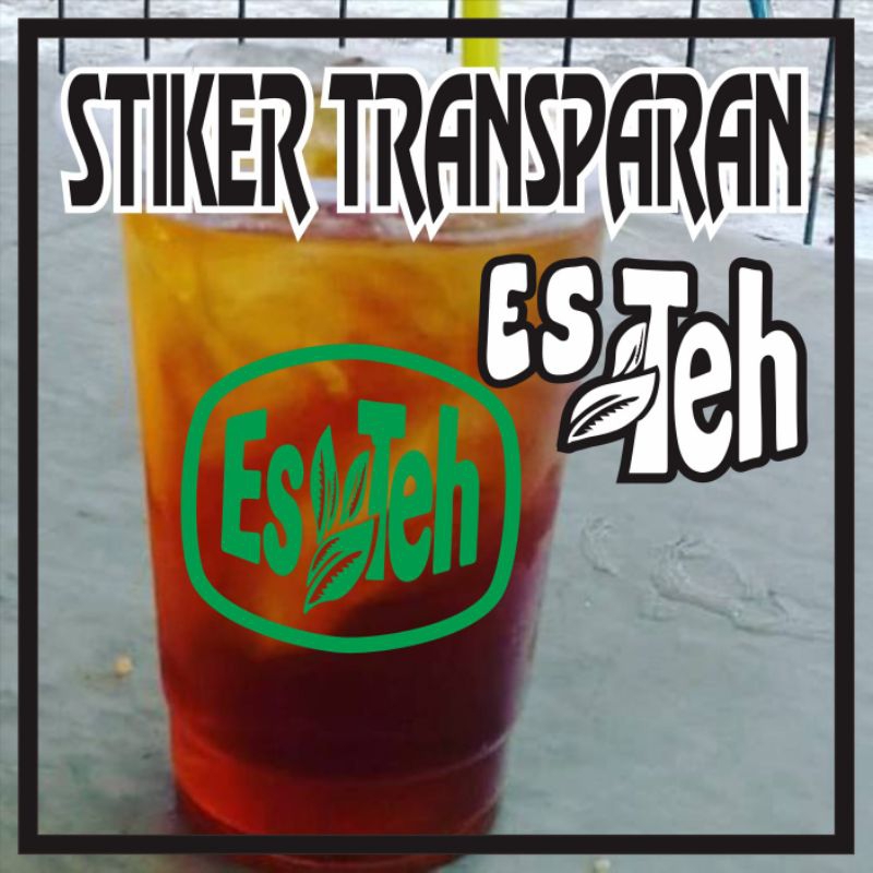 Jual STIKER ES TEH SEGER KEKINIAN KEMASAN CUP (vol 3) | Shopee Indonesia