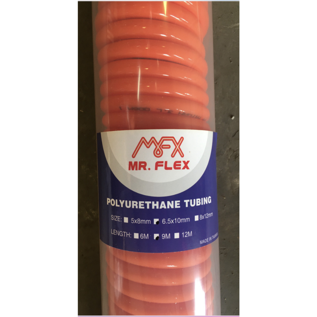 Jual Selang Ulir 6.5 x 10mm 9m / Kompressor Mr. Flex PU Recoil Pneumatic - Orange Limited ...
