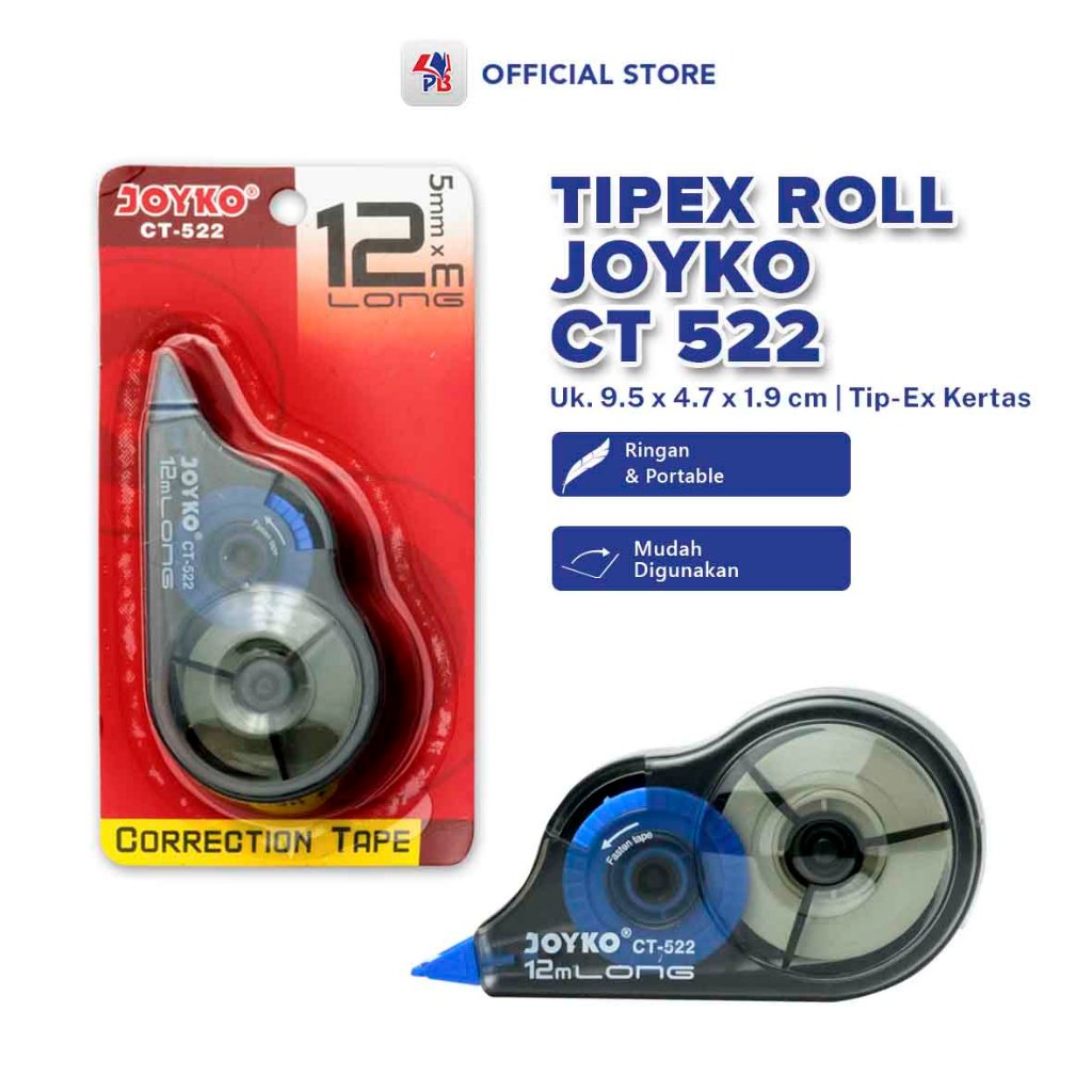 Jual Tipex kertas / correction tape/ Tipex Joyko / Tipex Roll Joyko CT ... Jual Tipex kertas / correction tape/ Tipex Joyko / Tipex Roll Joyko CT ...