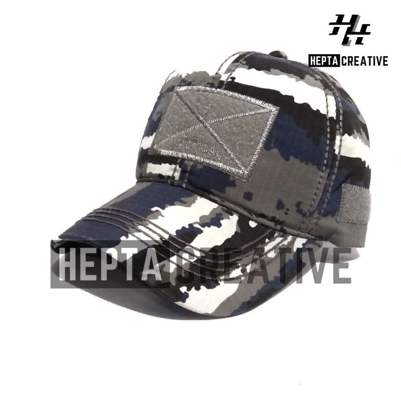 Jual [HEPTA CREATIVE] TOPI TACTICAL VELCRO LORENG ANGKATAN LAUT TOPI ...