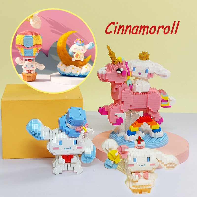 Jual Cinnamoroll small building blocks building block toys educational ...