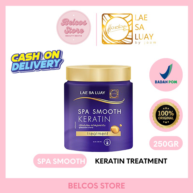 Jual Lae Sa Luay Spa Smooth Keratin Hair Mask 250gr | Shopee Indonesia