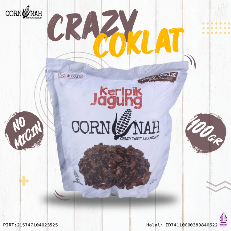 Jual Cornnah - Keripik Jagung Rasa Coklat Manis Premium Renyah Halal ...