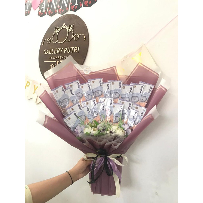 Jual CUSTOM Buket uang 50 lembar | Shopee Indonesia