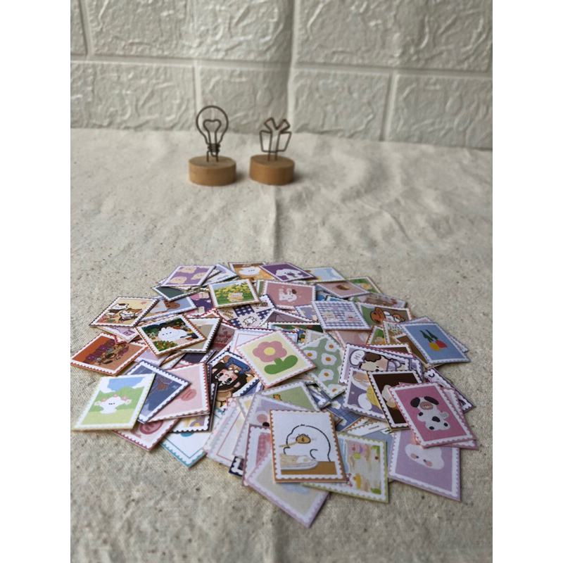 Jual [TGK005] 5 pcs - Kawaii Stamps / Stamps Lucu Imut / Vintage Stamps ...