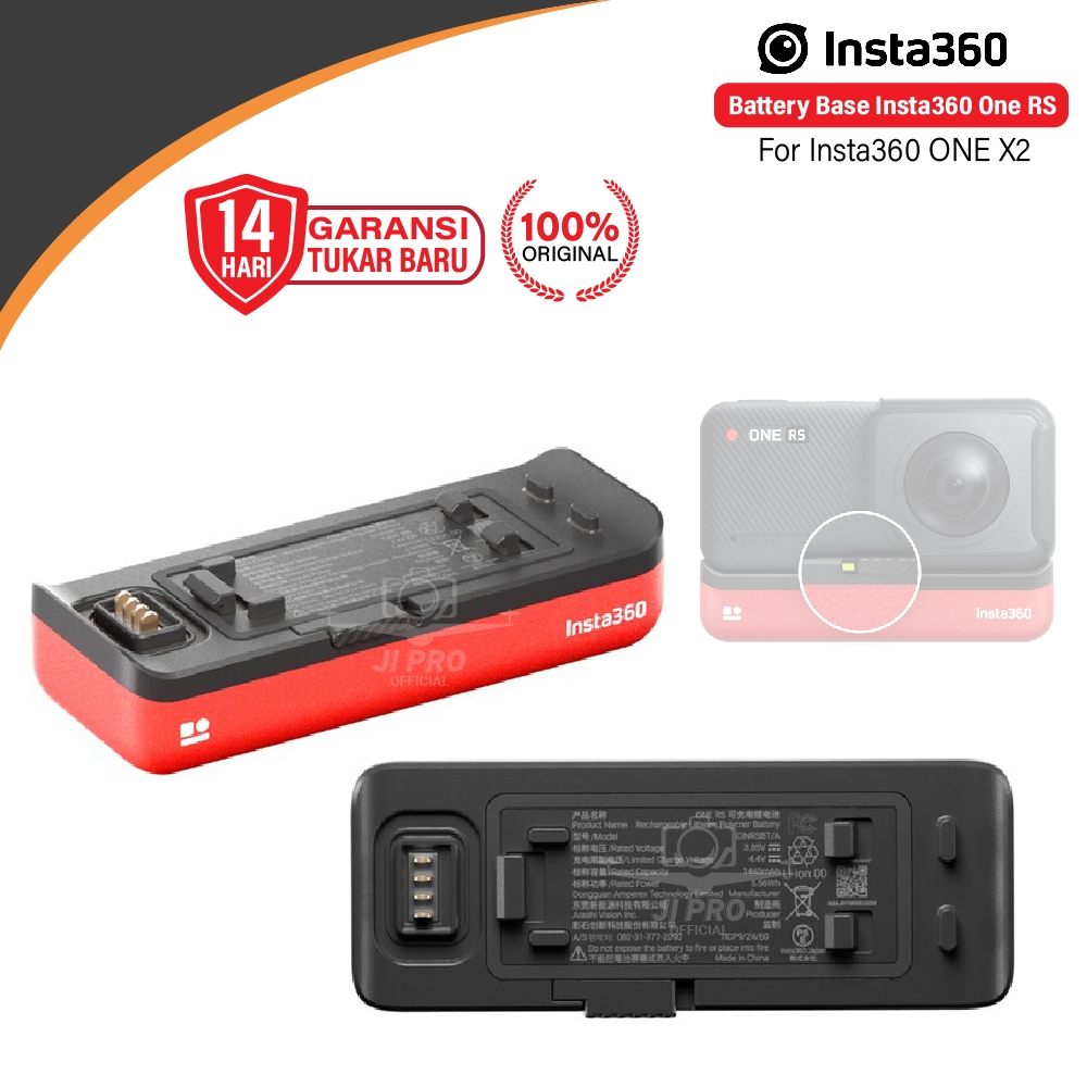 Jual Insta360 Battery Base for Insta 360 ONE RS Camera Original ...