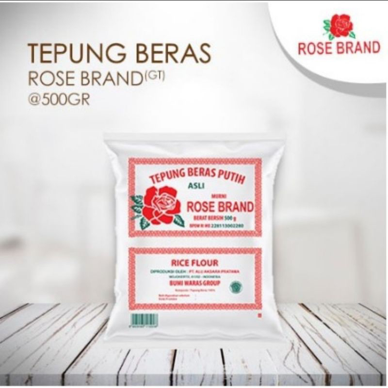 Jual Tepung Beras Rose Brand 500g | Shopee Indonesia