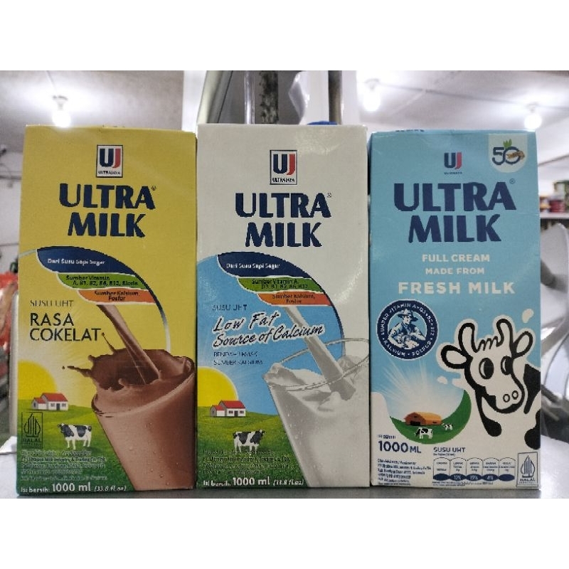 Jual HALAL Susu Ultra Milk 1L Lokal | Shopee Indonesia
