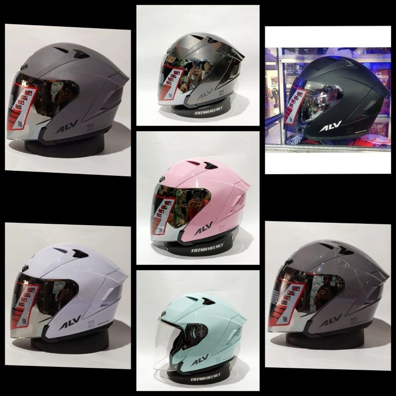 Jual helm alv ultron helm kekinian bisa((COD)) kaca bisa putih dan ...