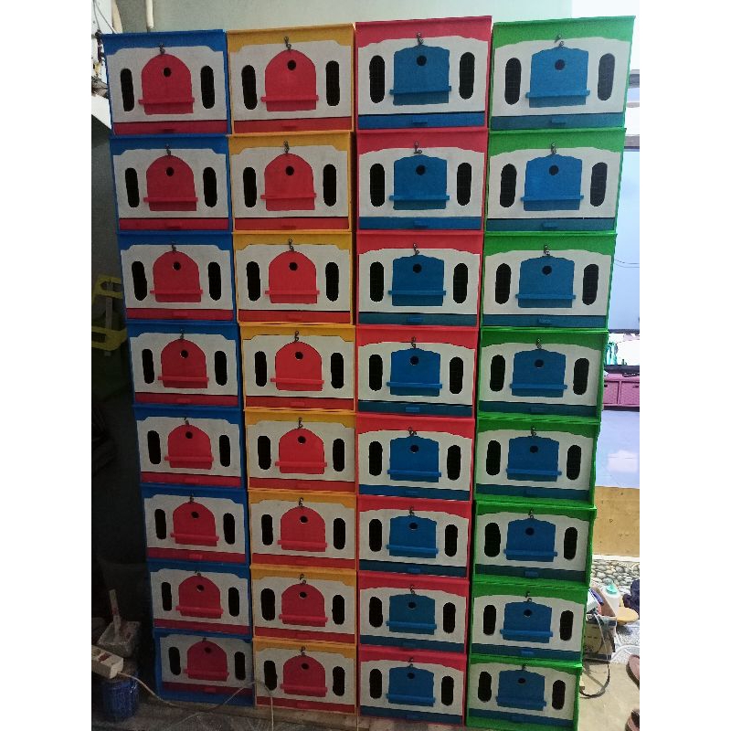 Jual KANDANG MERPATI KANDANG BURUNG DARA GUPON TOPI WARNA MURAH 1PINTU ...