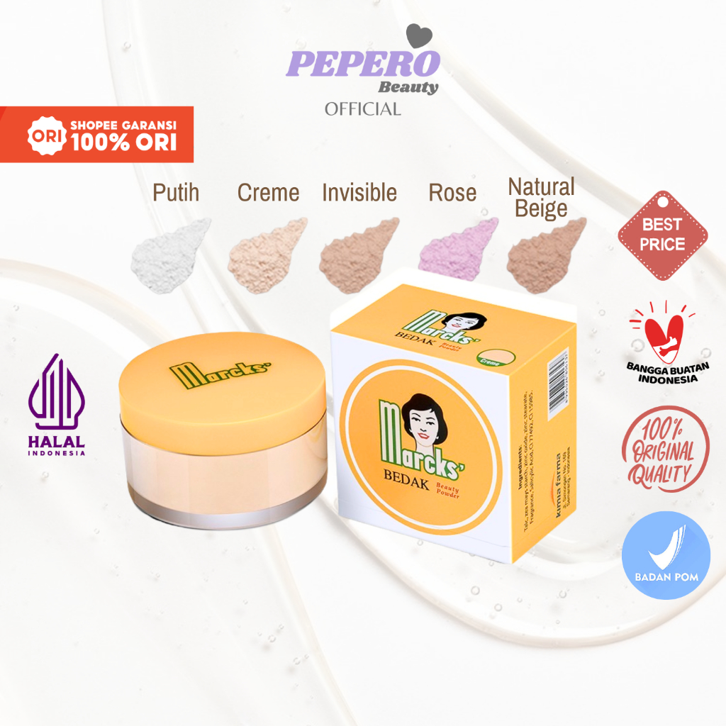 Jual MARCK'S Marcks Active Beauty Powder 20gr - Bedak Tabur | Shopee ...