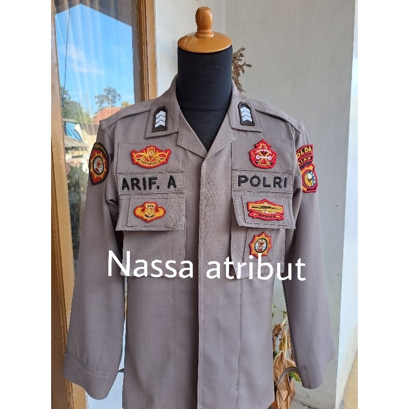 Jual BAJU PDL A.2 SABHARA POLRI 1 STEL | Shopee Indonesia