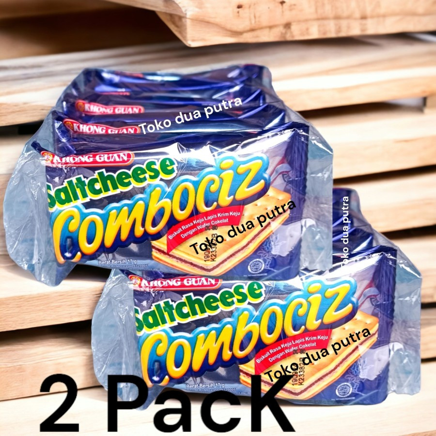Jual biskuit Khong Guan Saltcheese Combochiz 20 sachet ( 2 pack ...