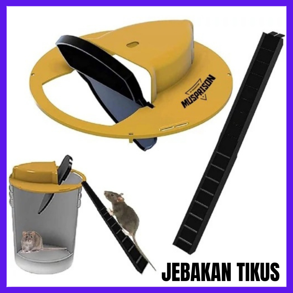 Jual PERANGKAP TIKUS Jebakan Tikus Mouse Trap Flip Slide Bucklet Lid ...